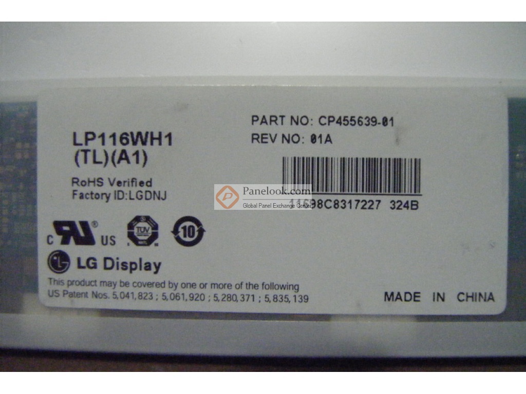 LG Display液晶模组LP116WH1-TLA1概况-全球液晶屏交易中心-屏库
