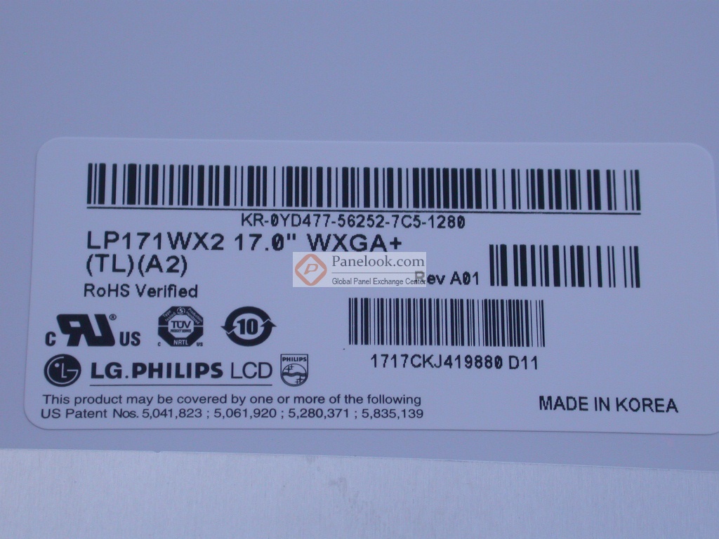 LG.Philips LCD LP171WX2-TLA2 Overview - Panelook.com