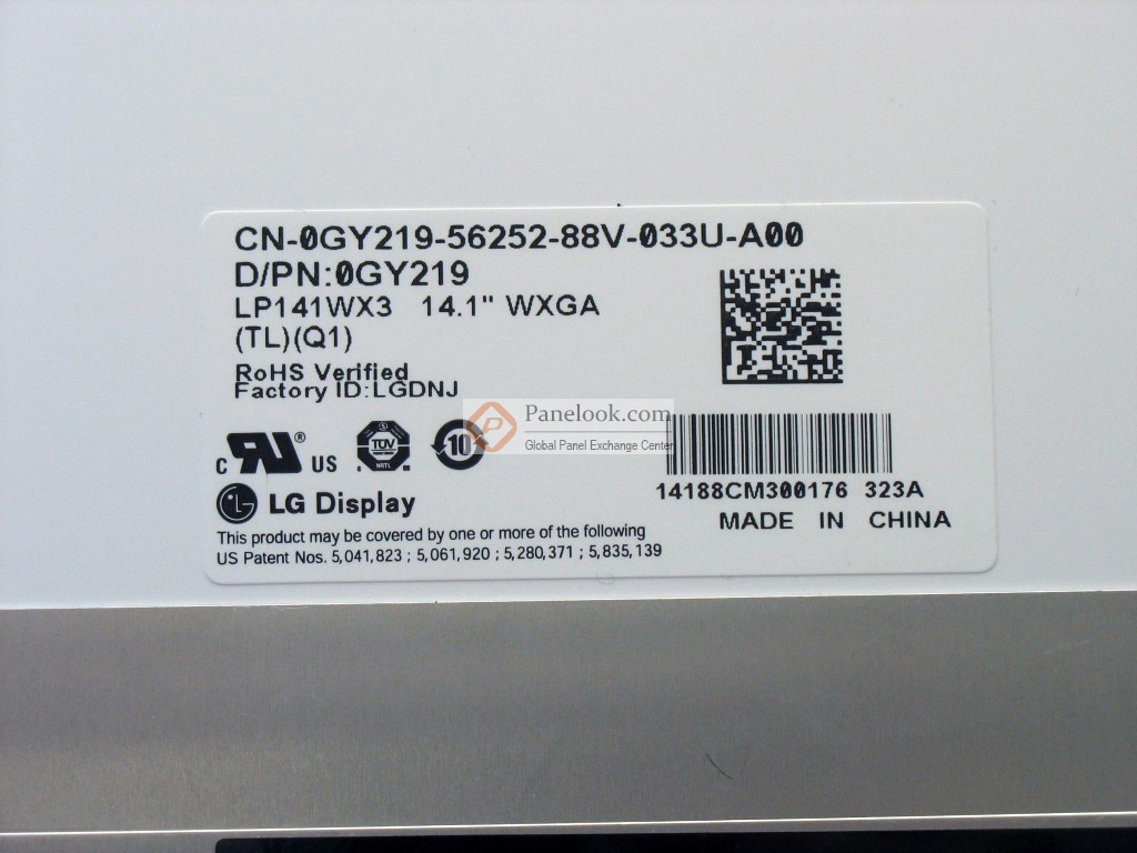 LG Display LP141WX3-TLQ1 Overview - Panelook.com
