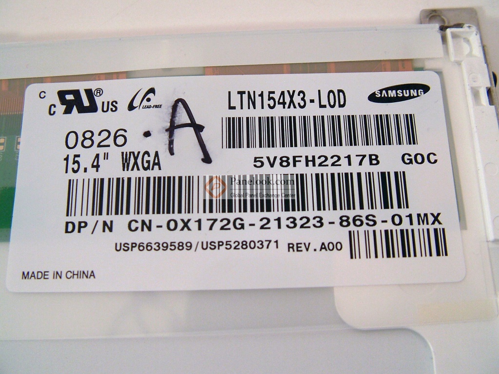 SAMSUNG LTN154X3-L0D-G Overview - Panelook.com