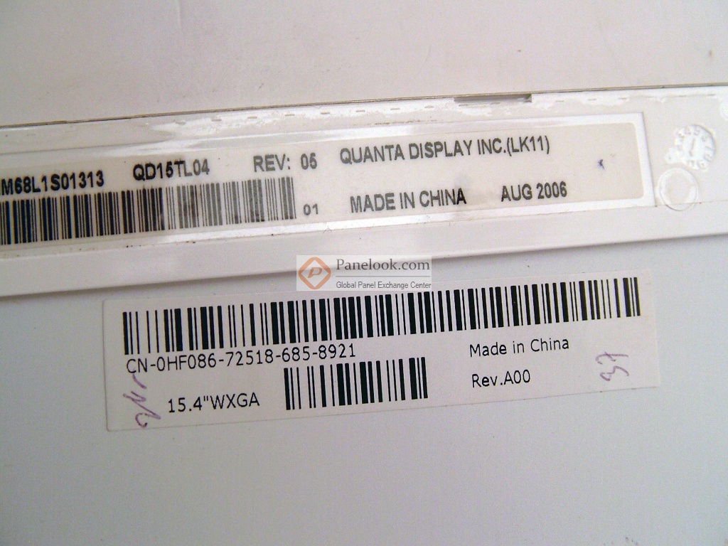 广辉液晶模组QD15TL04 Rev.05概况-全球液晶屏交易中心-屏库