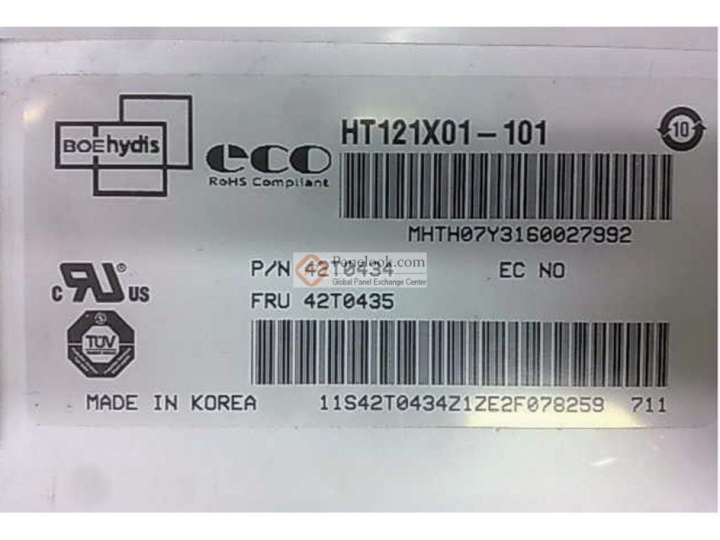 京东方HYDIS液晶模组HT121X01-101概况-全球液晶屏交易中心-屏库