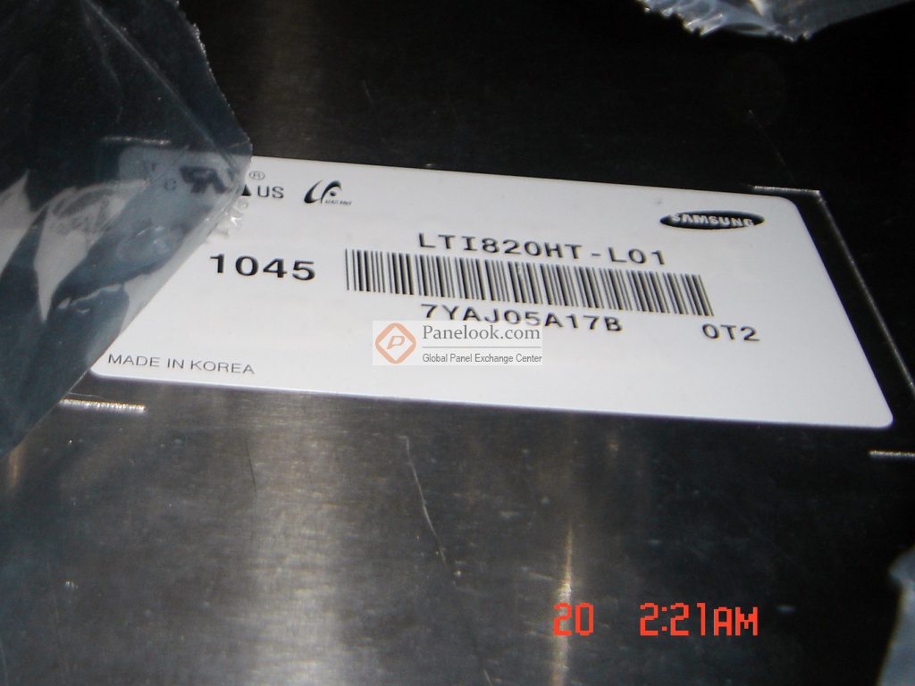 LTI820HT-L01 Overview - Panelook.com