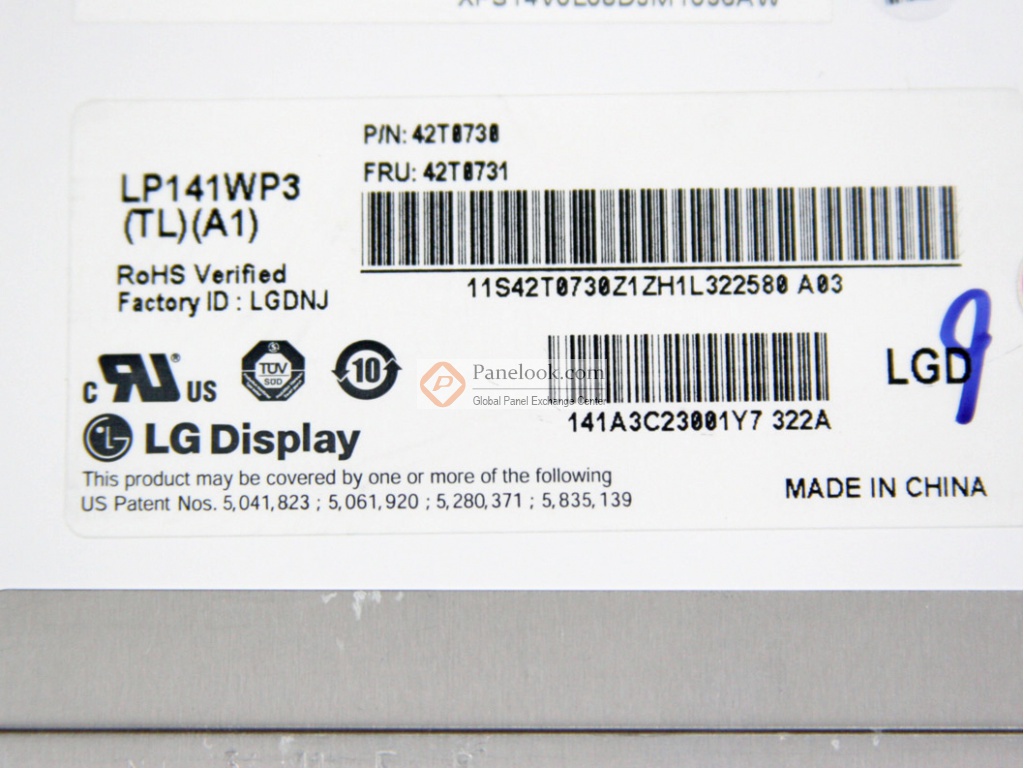 LG Display液晶模组LP141WP3-TLA1概况-全球液晶屏交易中心-屏库