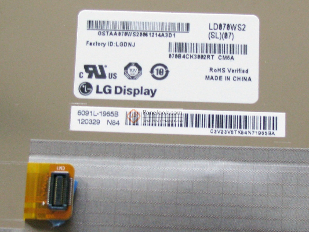 LG Display液晶模组LD070WS2-SL07概况-全球液晶屏交易中心-屏库