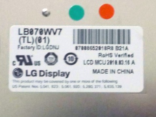 LG Display液晶模组LB070WV7-TL01概况-全球液晶屏交易中心-屏库