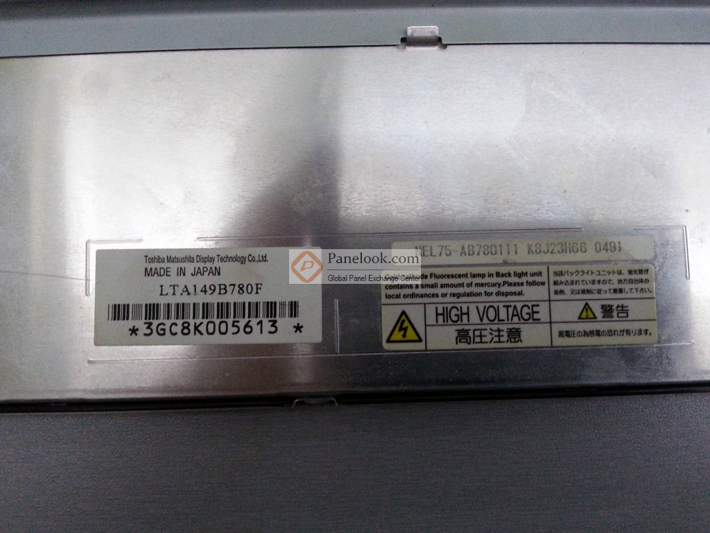 东芝松下液晶模组LTA149B780F概况-全球液晶屏交易中心-屏库