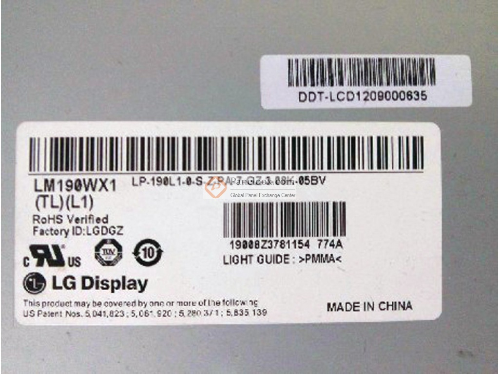 LG Display液晶模组LM190WX1-TLL1概况-全球液晶屏交易中心-屏库