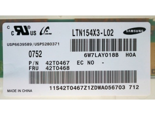 三星液晶模组LTN154X3-L02概况-全球液晶屏交易中心-屏库