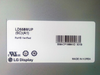 LG Display液晶模组LD550WUP-SCA1概况-全球液晶屏交易中心-屏库