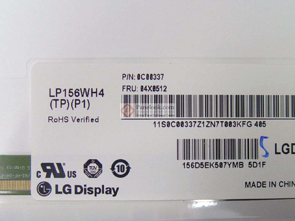 LG Display LP156WH4-TPP1 Overview - Panelook.com