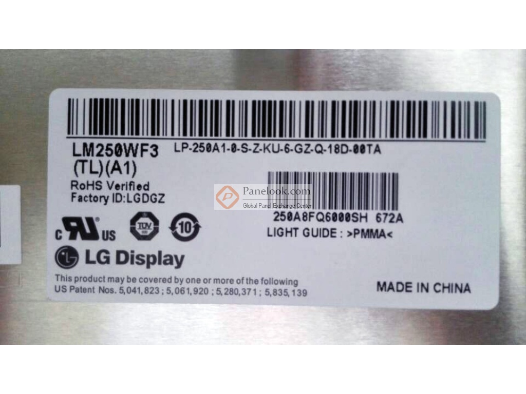 LG Display液晶模组LM250WF3-TLA1概况-全球液晶屏交易中心-屏库