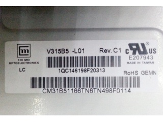 奇美液晶模组V315B5-L01概况-全球液晶屏交易中心-屏库