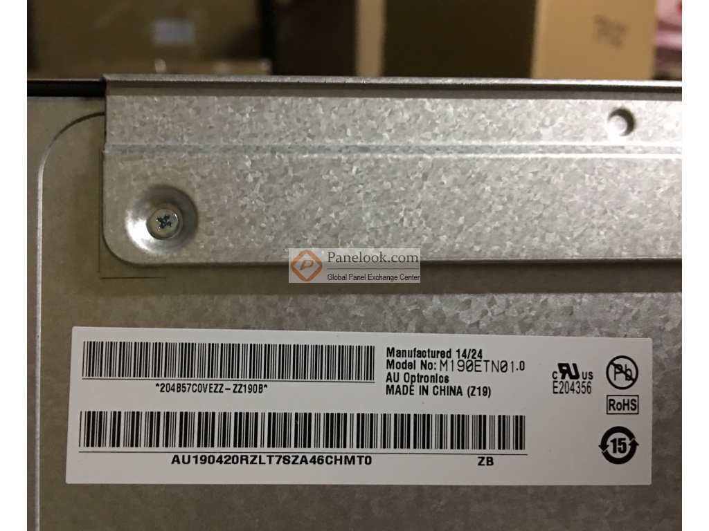 M190ETN01.0 友达 19" TN 液晶模组 1280×1024 250nits WLED LVDS 30pins | 鹏亿晶光电有限公司