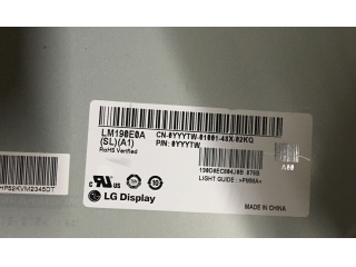 LG Display液晶模组LM190E0A-SLA1概况-全球液晶屏交易中心-屏库