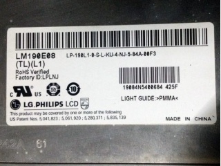 LG飞利浦液晶模组LM190E08-TLL1概况-全球液晶屏交易中心-屏库