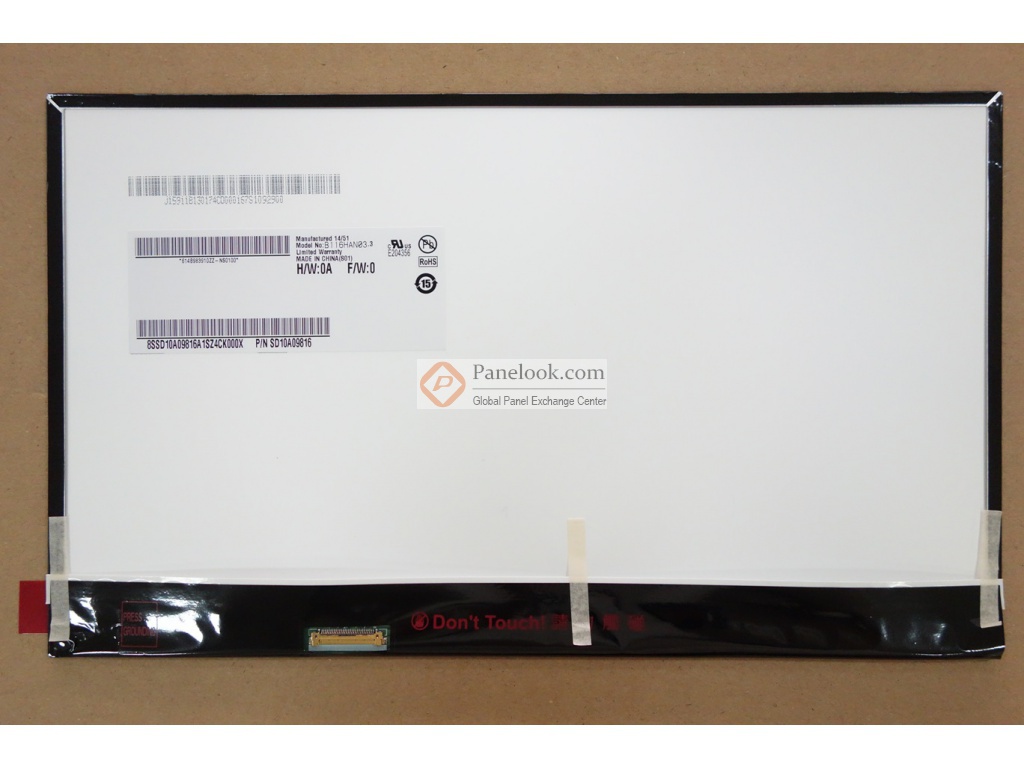 友达液晶模组B116HAN03.3概况-全球液晶屏交易中心-屏库