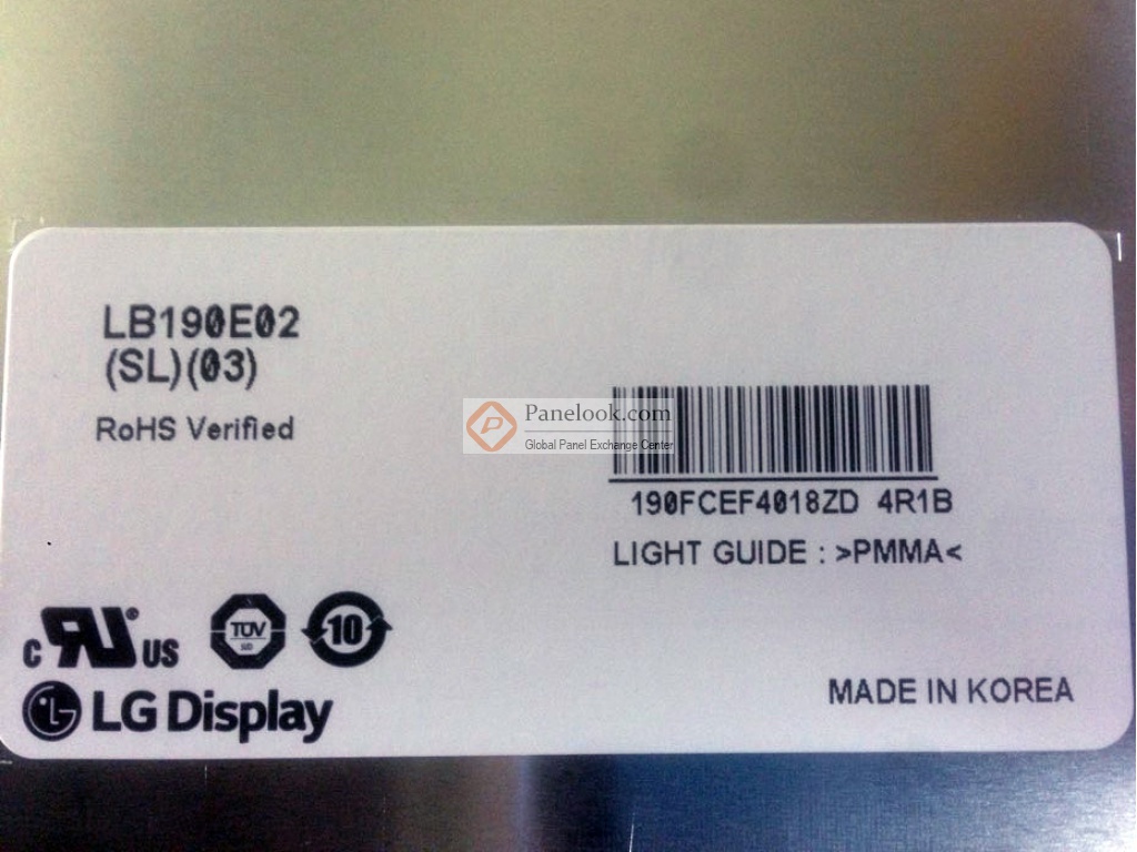LG Display液晶模组LB190E02-SL03概况-全球液晶屏交易中心-屏库