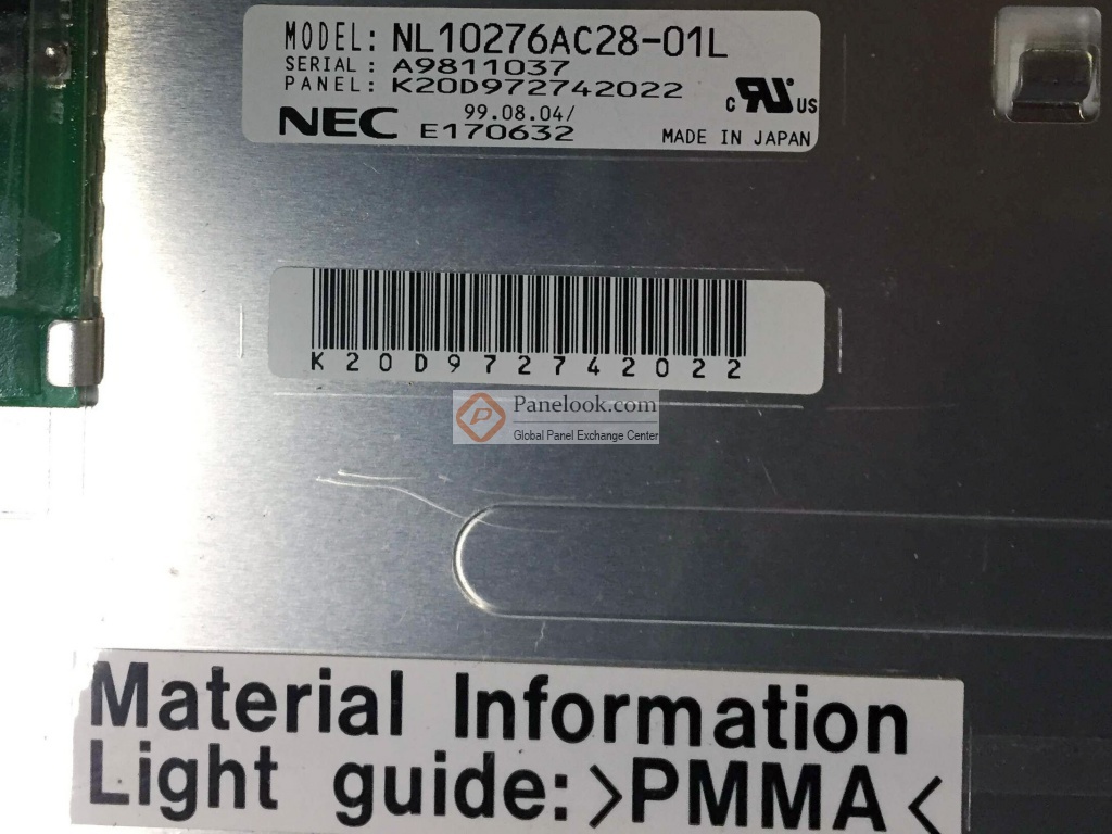 NEC液晶模组NL10276AC28-01L概况-全球液晶屏交易中心-屏库