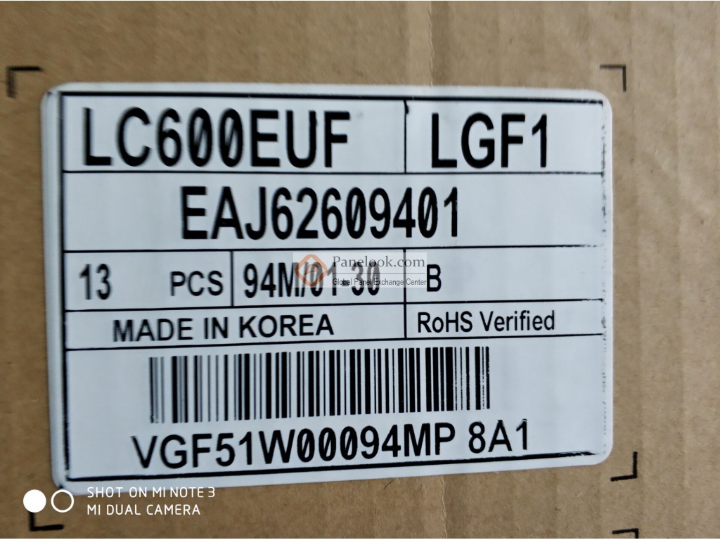 LG Display液晶模组LC600EUF-LGF1概况-全球液晶屏交易中心-屏库