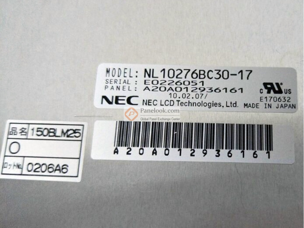 NEC液晶模组NL10276BC30-17概况-全球液晶屏交易中心-屏库