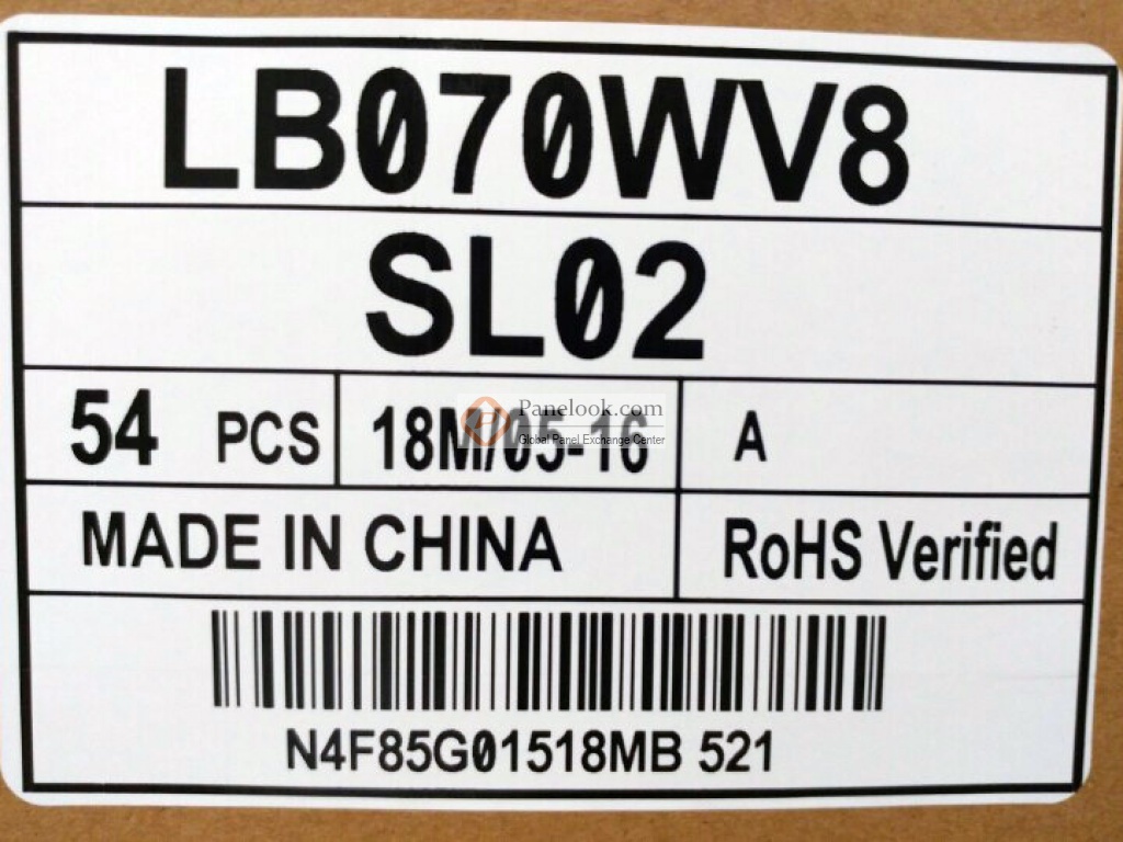 LG Display液晶模组LB070WV8-SL02概况-全球液晶屏交易中心-屏库
