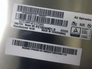 友达液晶模组P270DAN01.0概况-全球液晶屏交易中心-屏库