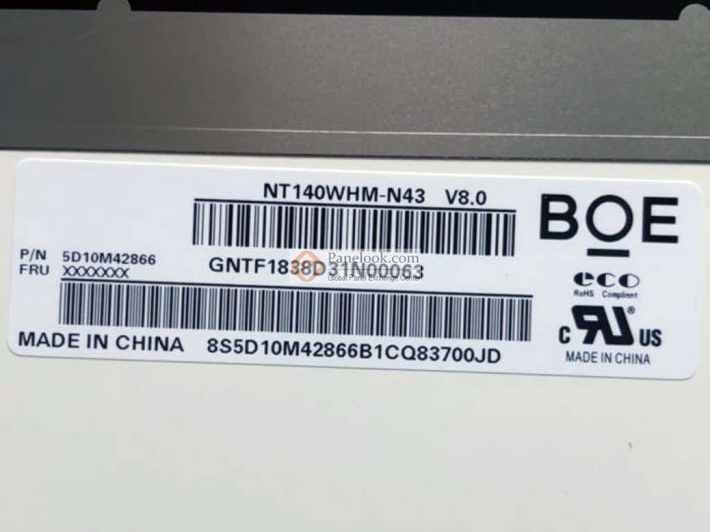 京东方液晶模组NT140WHM-N43概况-全球液晶屏交易中心-屏库