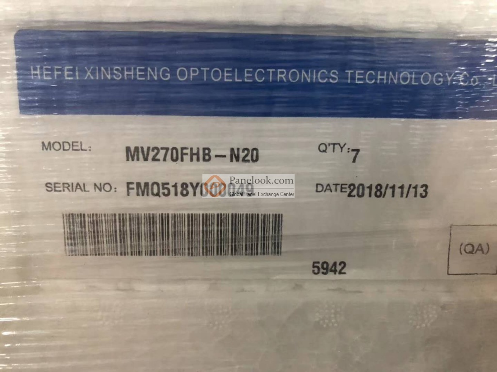 京东方液晶玻璃MV270FHB-N20概况-全球液晶屏交易中心-屏库