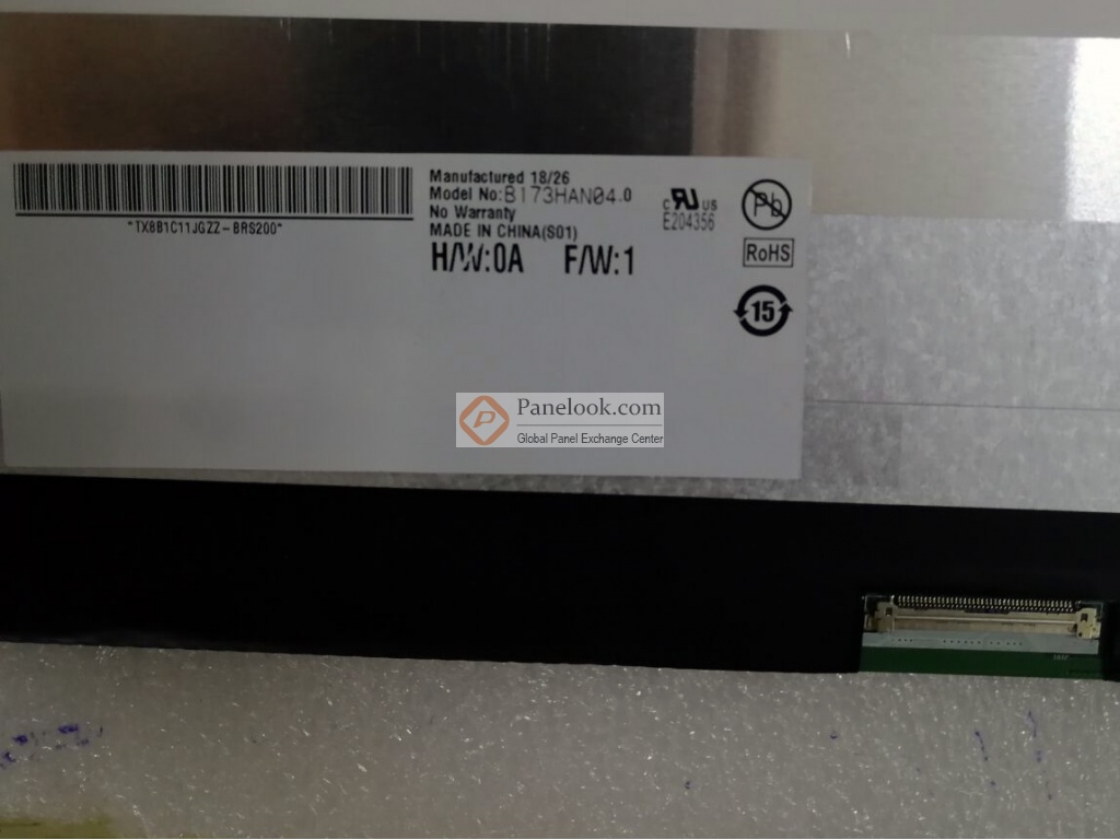 友达液晶模组B173HAN04.0 HW0A概况-全球液晶屏交易中心-屏库