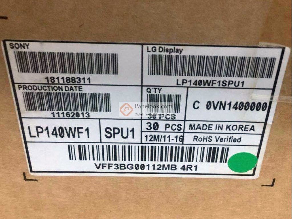 LG Display液晶模组LP140WF1-SPU1概况-全球液晶屏交易中心-屏库