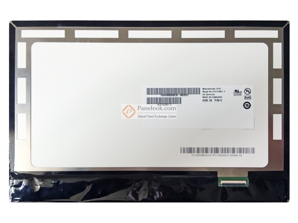 友达液晶模组B101EAN01.6概况-全球液晶屏交易中心-屏库