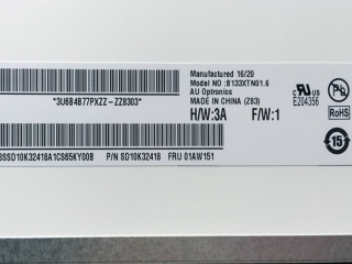 友达液晶模组B133XTN01.6 HW3A概况-全球液晶屏交易中心-屏库