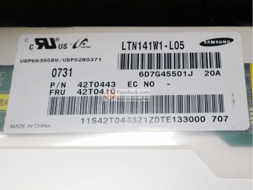 三星液晶模组LTN141W1-L05概况-全球液晶屏交易中心-屏库