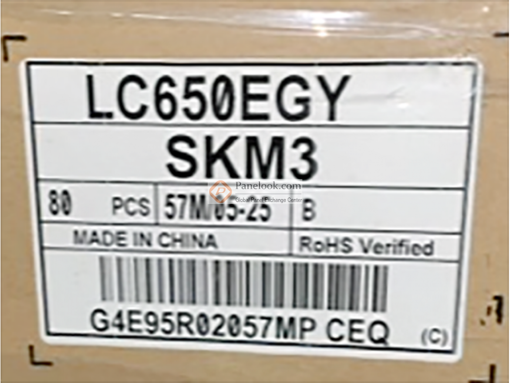 LG Display LC650EGY-SKM3 Overview - Panelook.com
