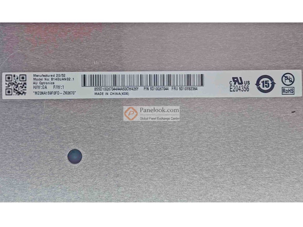 友达液晶模组B140UAN02.1概况-全球液晶屏交易中心-屏库