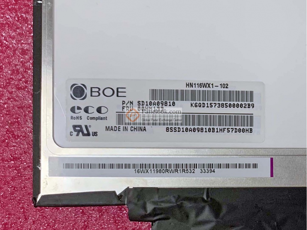 京东方液晶模组HN116WX1-102概况-全球液晶屏交易中心-屏库