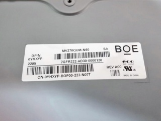 京东方液晶模组MV270QUM-N60概况-全球液晶屏交易中心-屏库