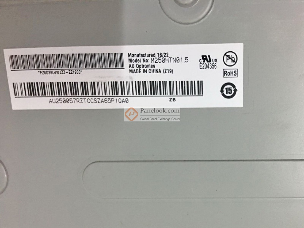友达液晶模组M250HTN01.5概况-全球液晶屏交易中心-屏库