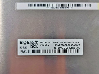 京东方液晶模组NV140WUM-N41概况-全球液晶屏交易中心-屏库