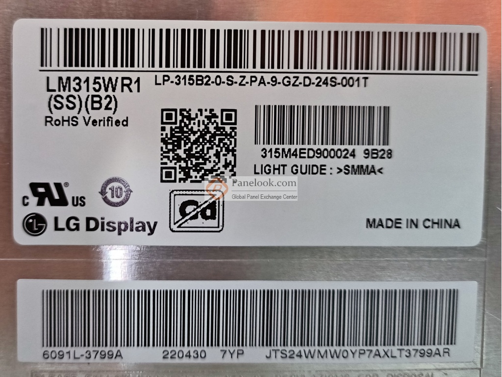LG Display液晶模组LM315WR1-SSB2概况-全球液晶屏交易中心-屏库
