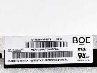 NT156FHM-N43面板概况-屏库