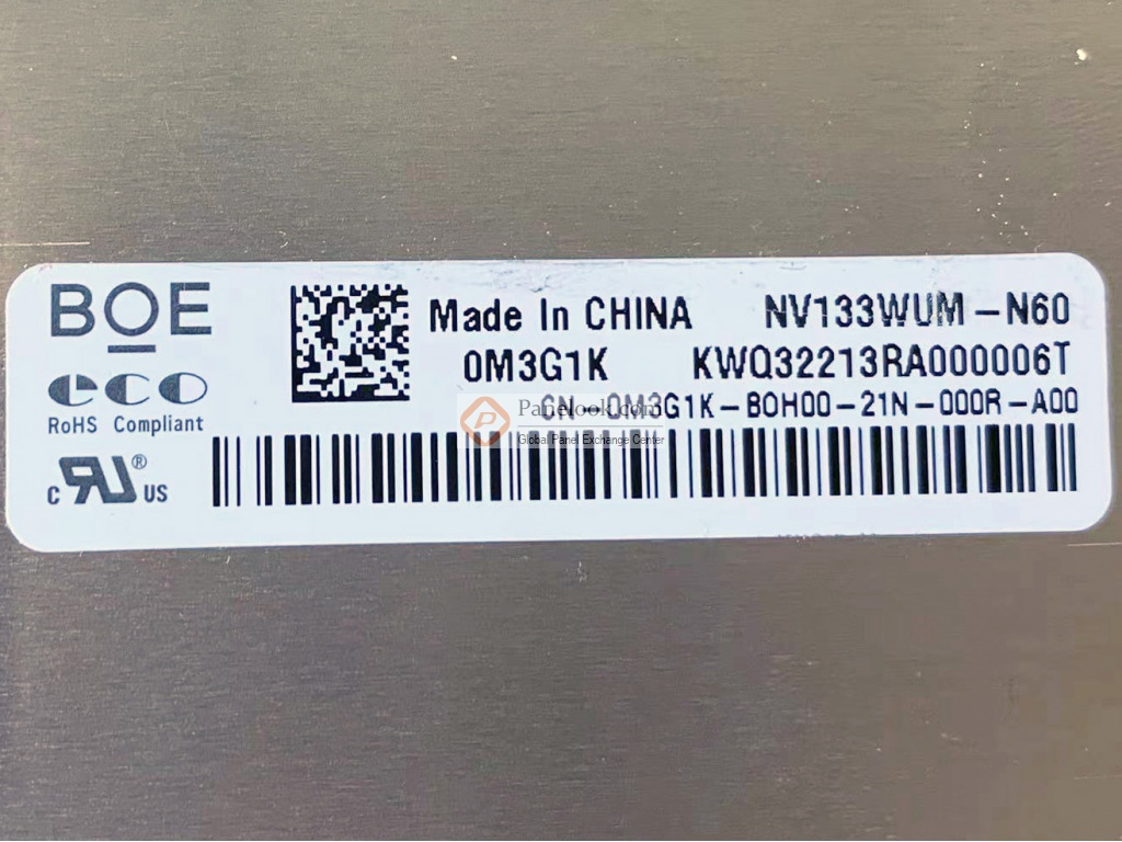 京东方液晶模组NV133WUM-N60概况-全球液晶屏交易中心-屏库