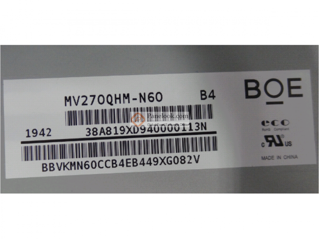 京东方 MV270QHM-N60现货1片-全球液晶屏交易中心-屏库