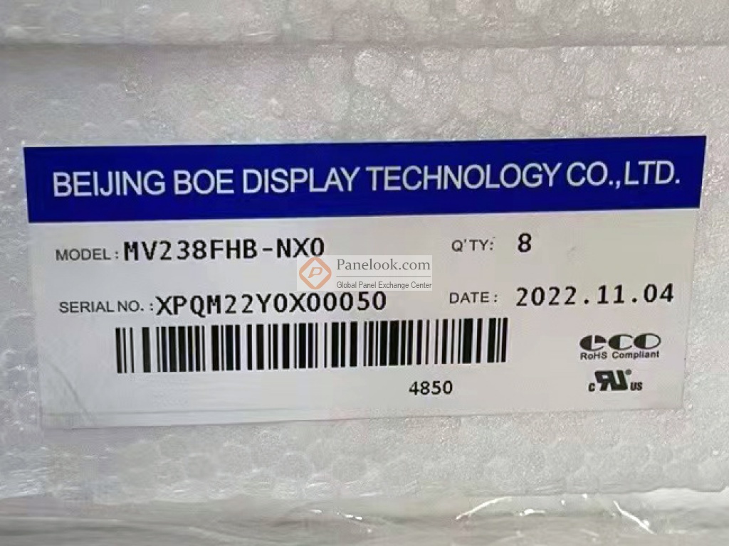 MV238FHB-NX0 京东方 23.8" IPS 液晶玻璃 FOB 1920×1080 LVDS 100Hz | 广州晶汇电子有限公司