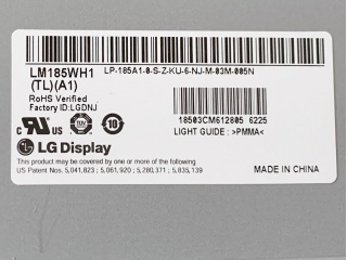 LG Display液晶模组LM185WH1-TLA1概况-全球液晶屏交易中心-屏库