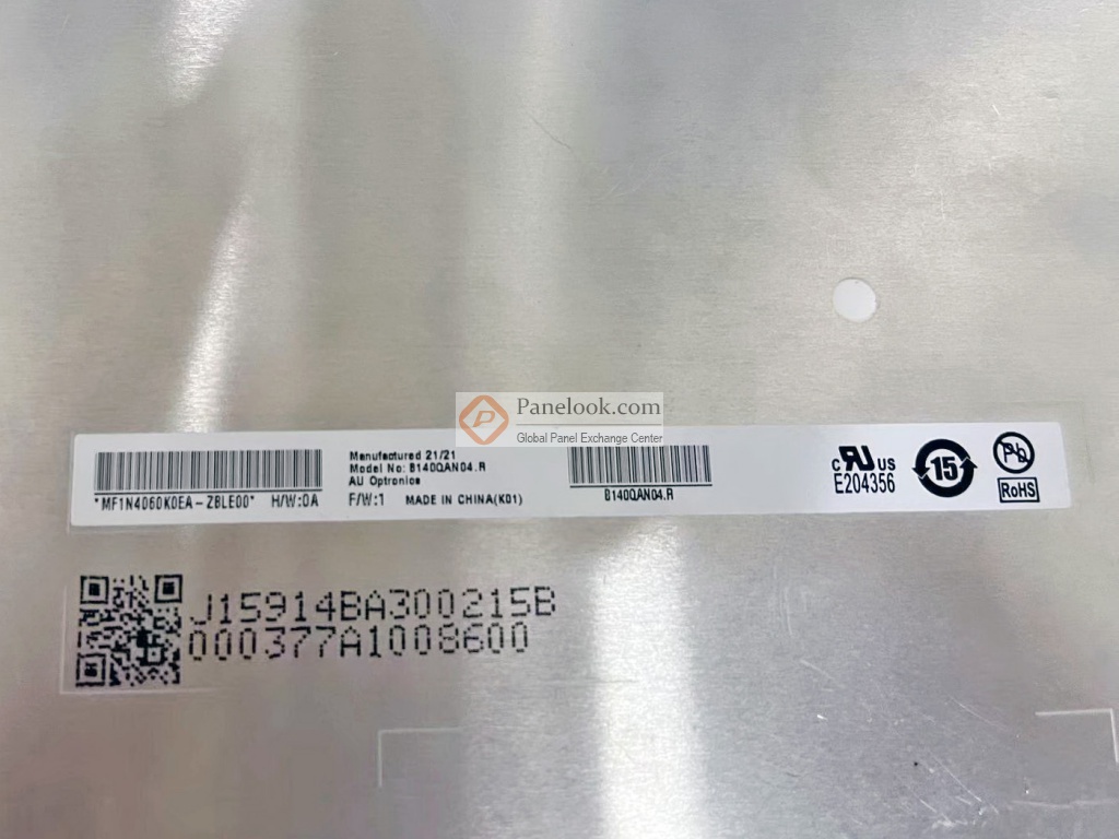友达液晶模组B140QAN04.R概况-全球液晶屏交易中心-屏库