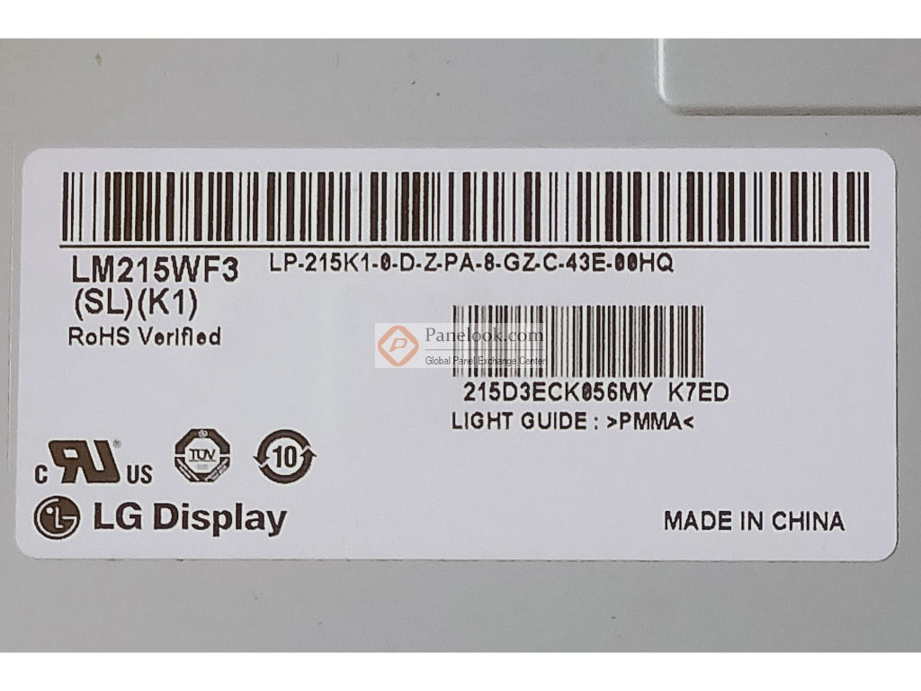LG Display液晶模组LM215WF3-SLK1概况-全球液晶屏交易中心-屏库