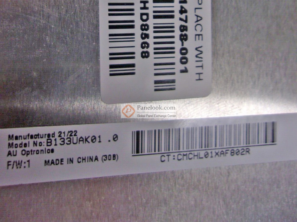 友达液晶模组B133UAK01.0概况-全球液晶屏交易中心-屏库