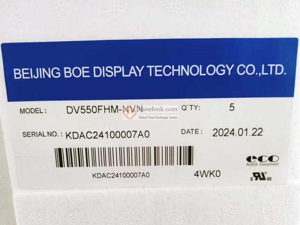 京东方液晶模组DV550FHM-NVN概况-全球液晶屏交易中心-屏库